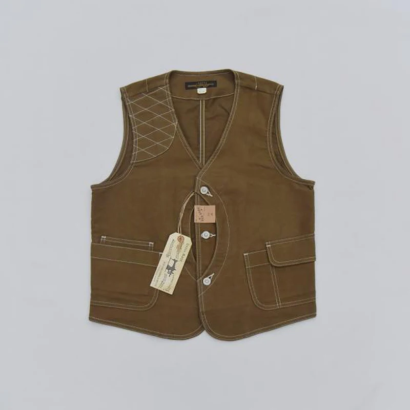 Vest Pockets Workwear | Cotton Hunting Waistcoat | Cotton Workwear Vest ...