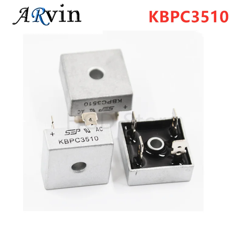 2PCS KBPC3510 35A 1000V Diode Bridge Rectifier