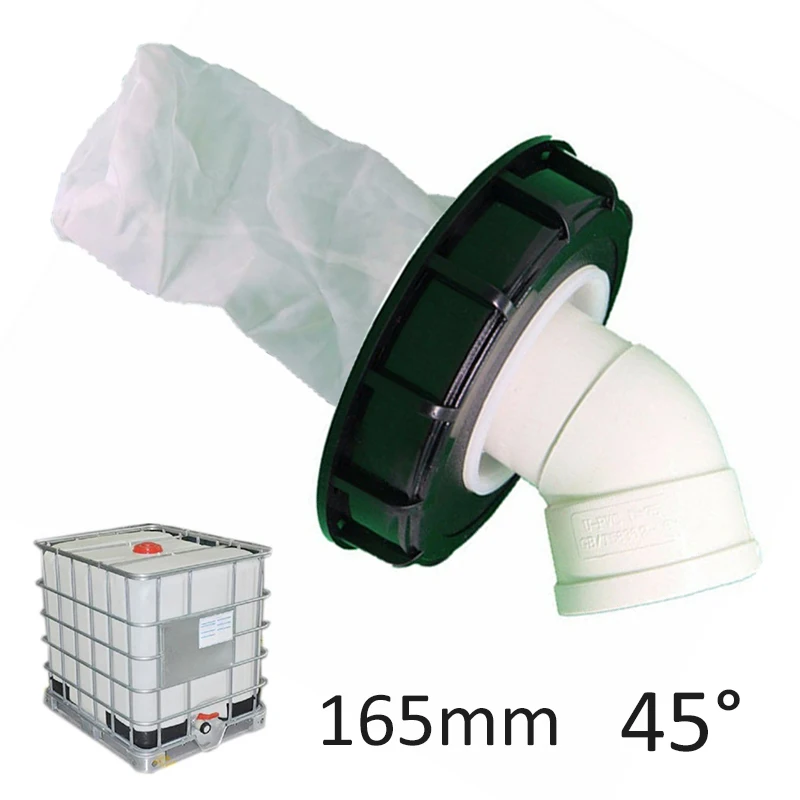 New-165mm-45-Degree-Rainwater-Tanks-Plastic-Lid-Filter-for-IBC-Water ...