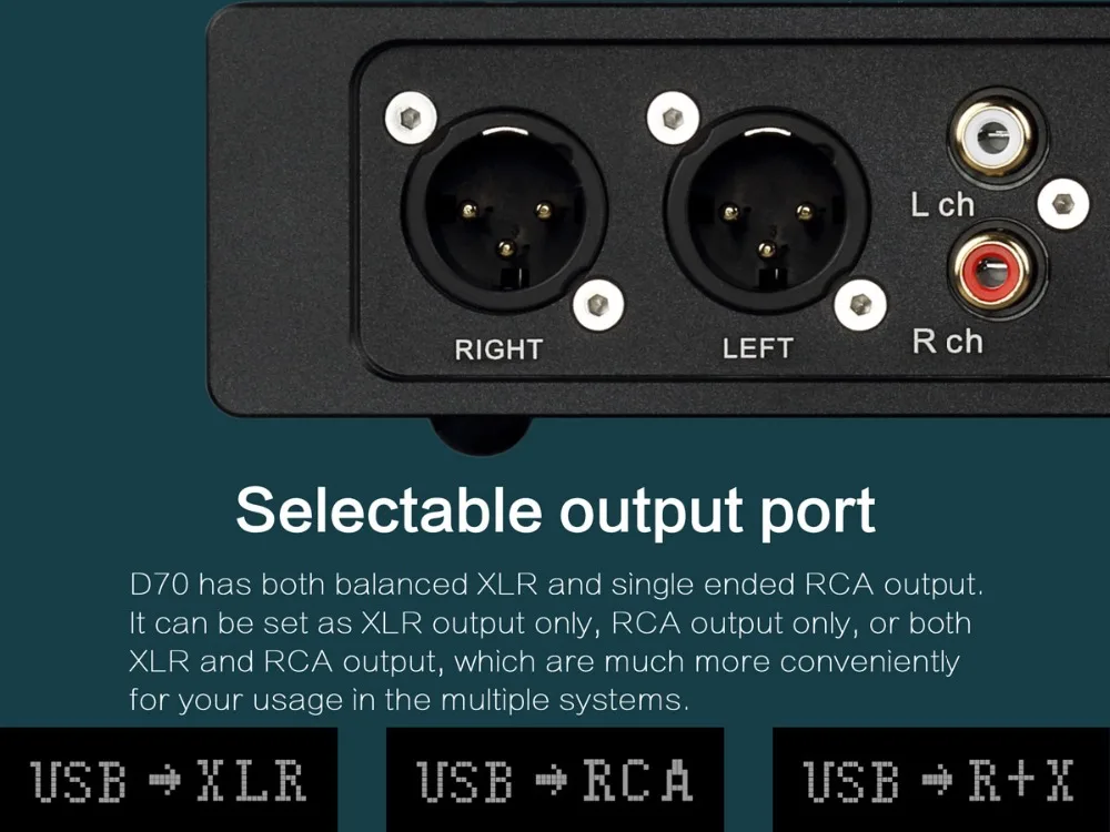 Топпинг D70 2* AK4497 ЦАП DSD512 32 бит/768 кГц USB ЦАП XMOS Настольный ...
