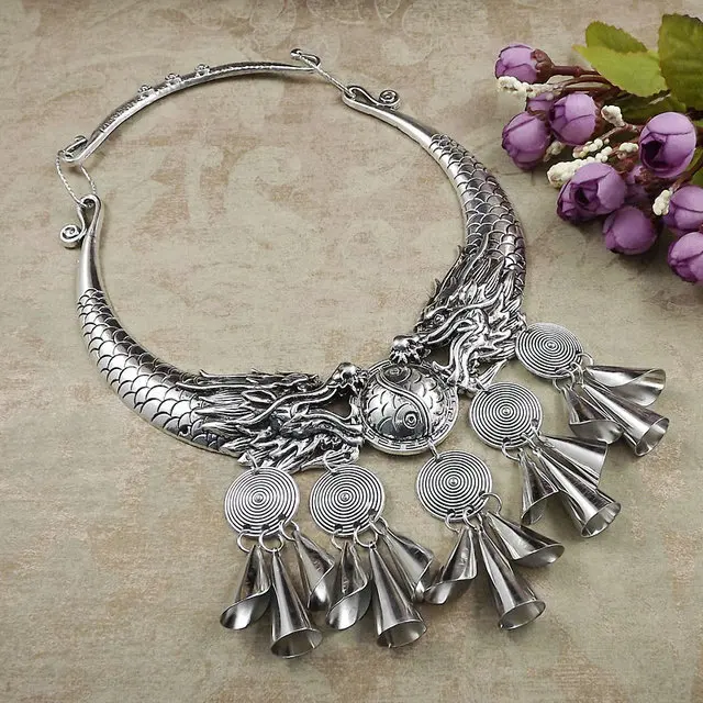 LosoDo collar con colgante estilo bohemio para mujer, collar étnico ...