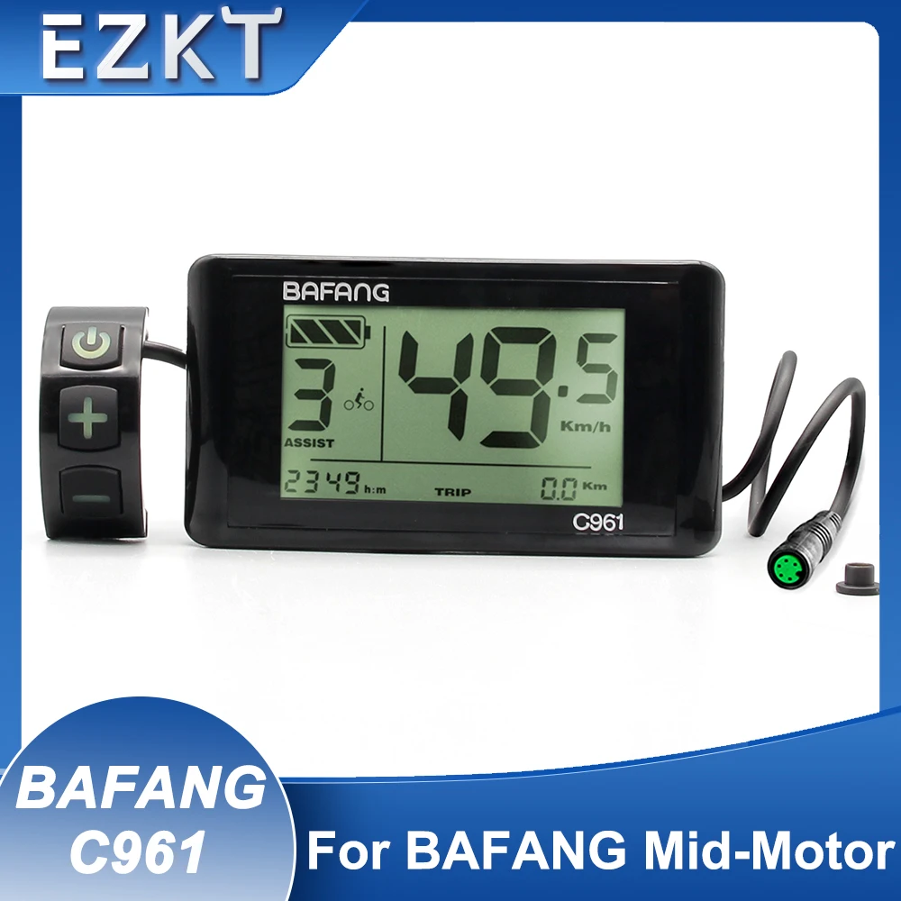 BAFANG 8fun LCD C961 디스플레이, 전기 자전거 BBS02B BBS01B 및 BBSHD 사용 가능|전기 자전거 ...