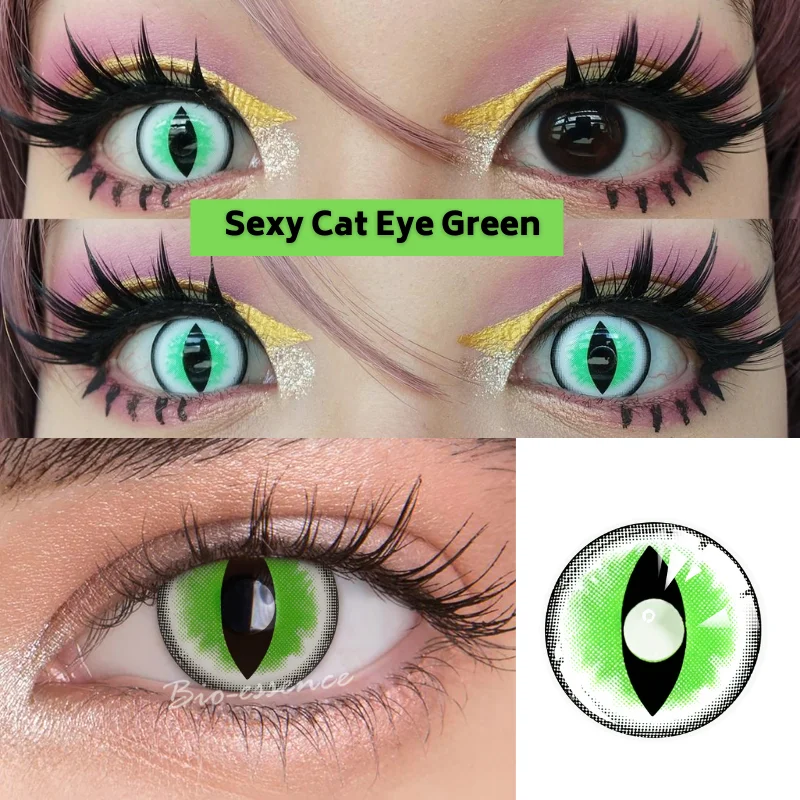 Green Sclera Contacts