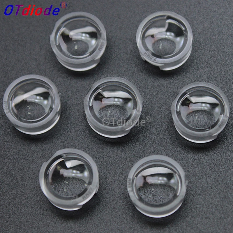 13mm 1w 3w Mini Led Lens 15 30 45 60 90 100 Degree For Ir Cctv Led Pcb ...