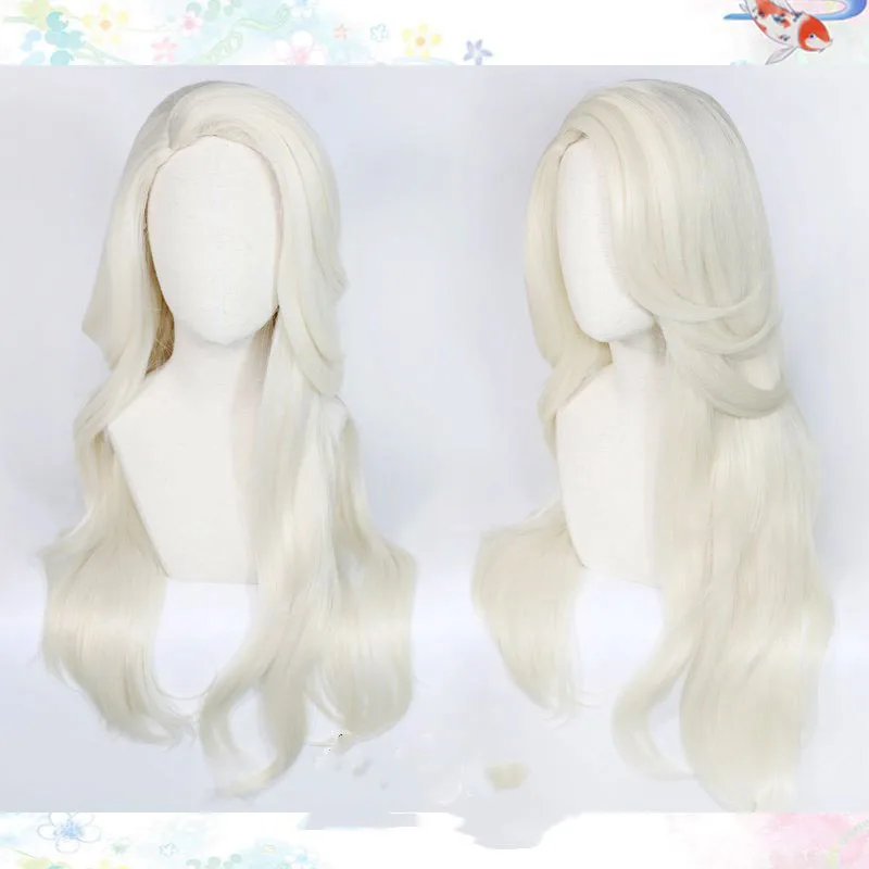 New-Elsa-Cosplay-Wigs-Snow-Ice-Queen-Long-Wavy-Heat-Resistant-Synthetic ...