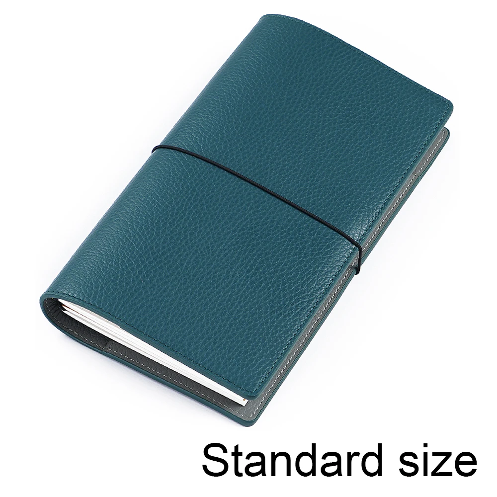 Genuine Leather Notebook Refillable Travel Journal Standard Size ...