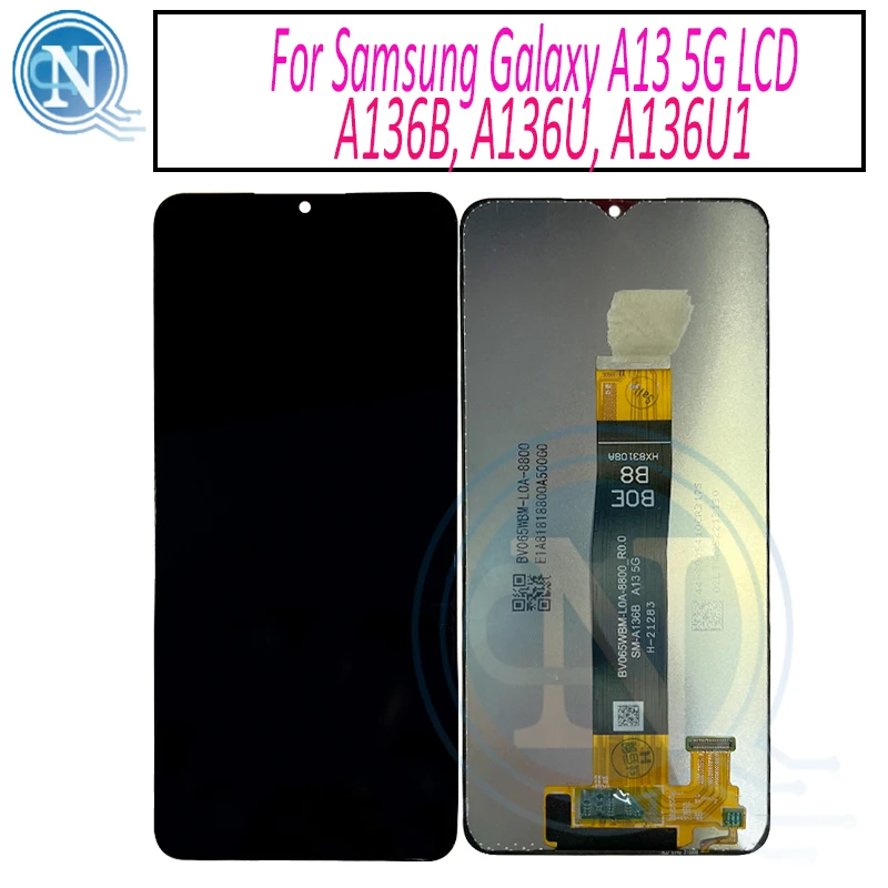 Samsung A136 LCD A136B, A136U, A136U1 용 samsung Galaxy A13 5G LCD 디스플레이 ...