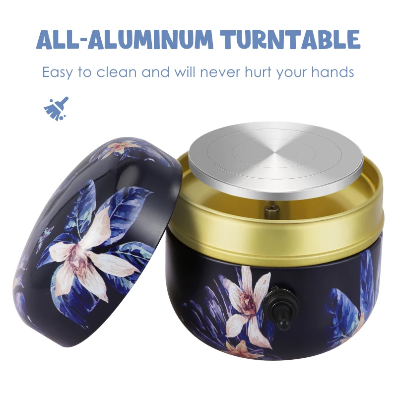 Mini çömlek çarkı makinesi 1500RPM Mini çömlek makinesi elektrikli ...