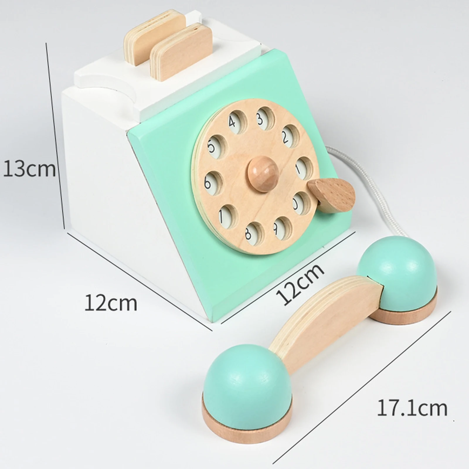 Realistic-Retro-Dial-Telephone-Pretend-Play-Interactive-Educational ...