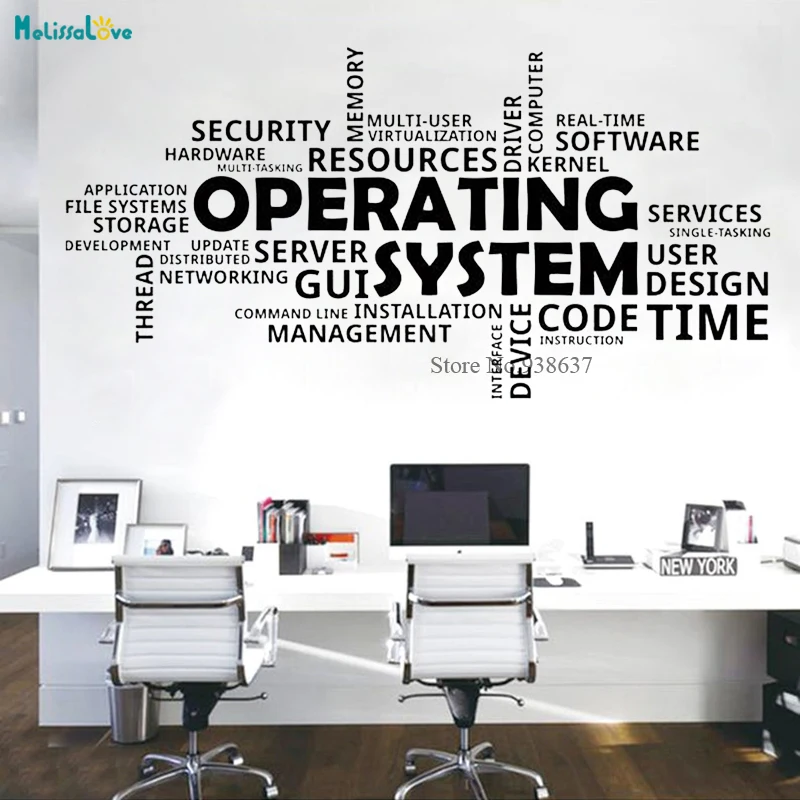Operating-System-Quote-Office-Wall-Decal-programmer-Keyword-Security ...