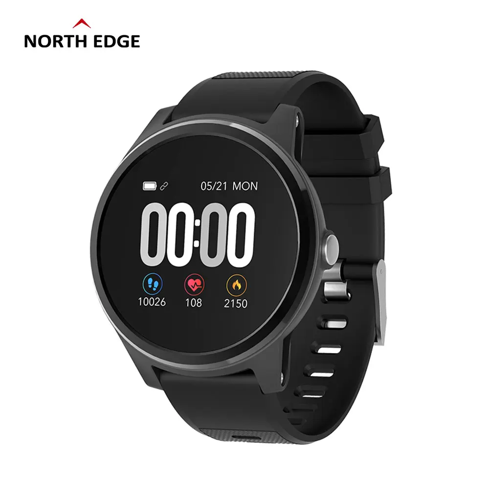 North Edge Keep E101 Smart Watch EGG & PPG Heart Rate Sport watch ...