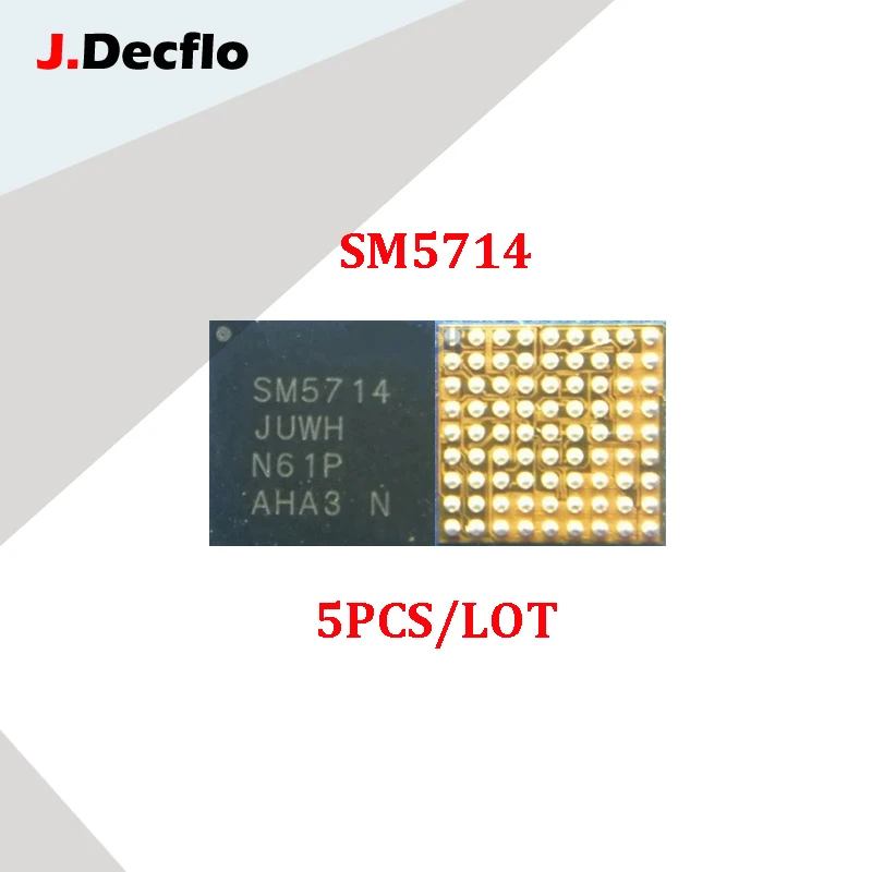 JDecflo 5Pcs/Lot SM5714 Charging Audio Display IC Module Chip For ...