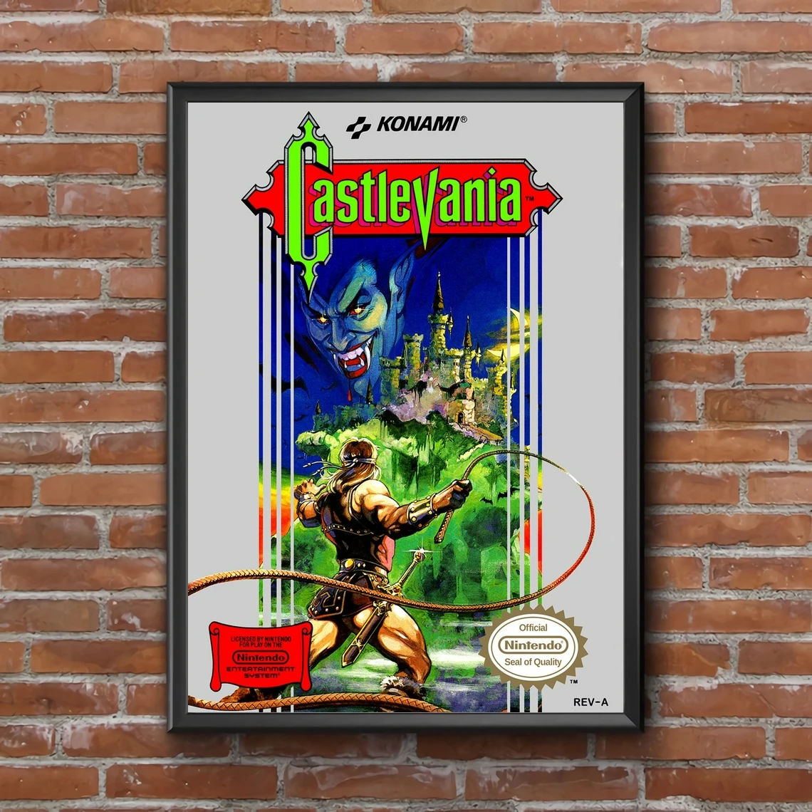 Castlevania game cover canvas poster,no frame Prints Music & Movie ...