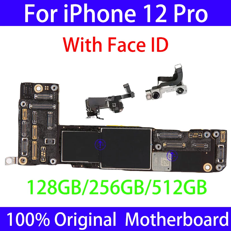 Original for iPhone 12 PRO Motherboard without or with Face ID Unlocked ...