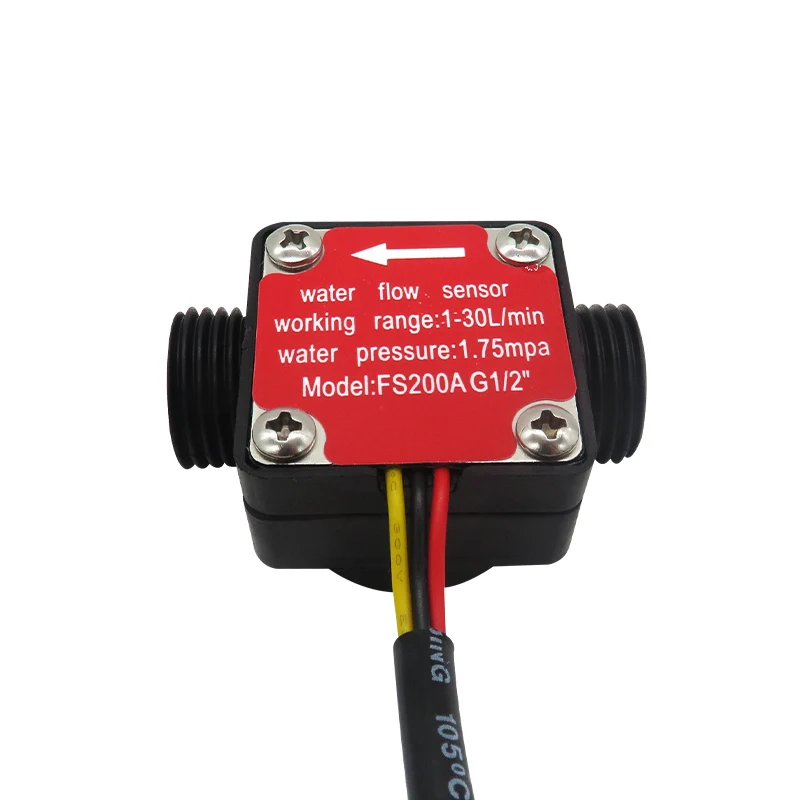 1/4" 1/2" 3/4" Gear Flowmeter Hall Flow Sensor Milk Chemical Oil Flow ...
