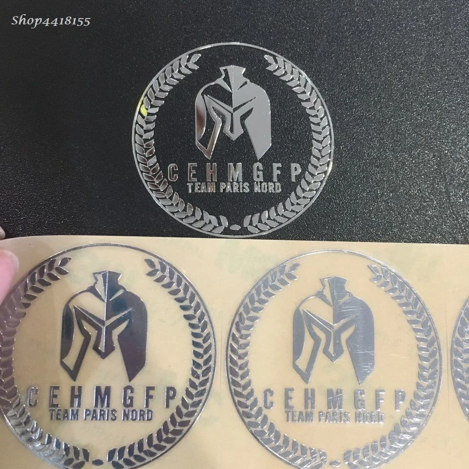 Custom 3d Metal Sticker Uv Transfer Stickers Diy Decals Personalised ...