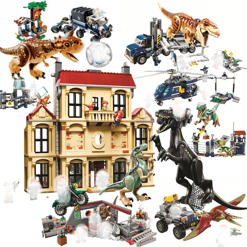 Jurassic World Brutal Raptor Building Blocks Jurrassic World 2 Dinosaur ...