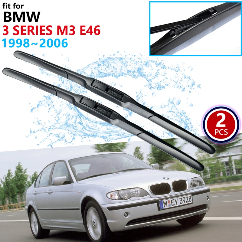 Car Wiper Blade for BMW 3 Series M3 E46 1998~2006 1999 2000 2001 2002 ...