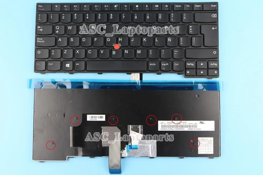 Nuevo Teclado Español Latino para IBM Lenovo Thinkpad T431S T450 T450S ...