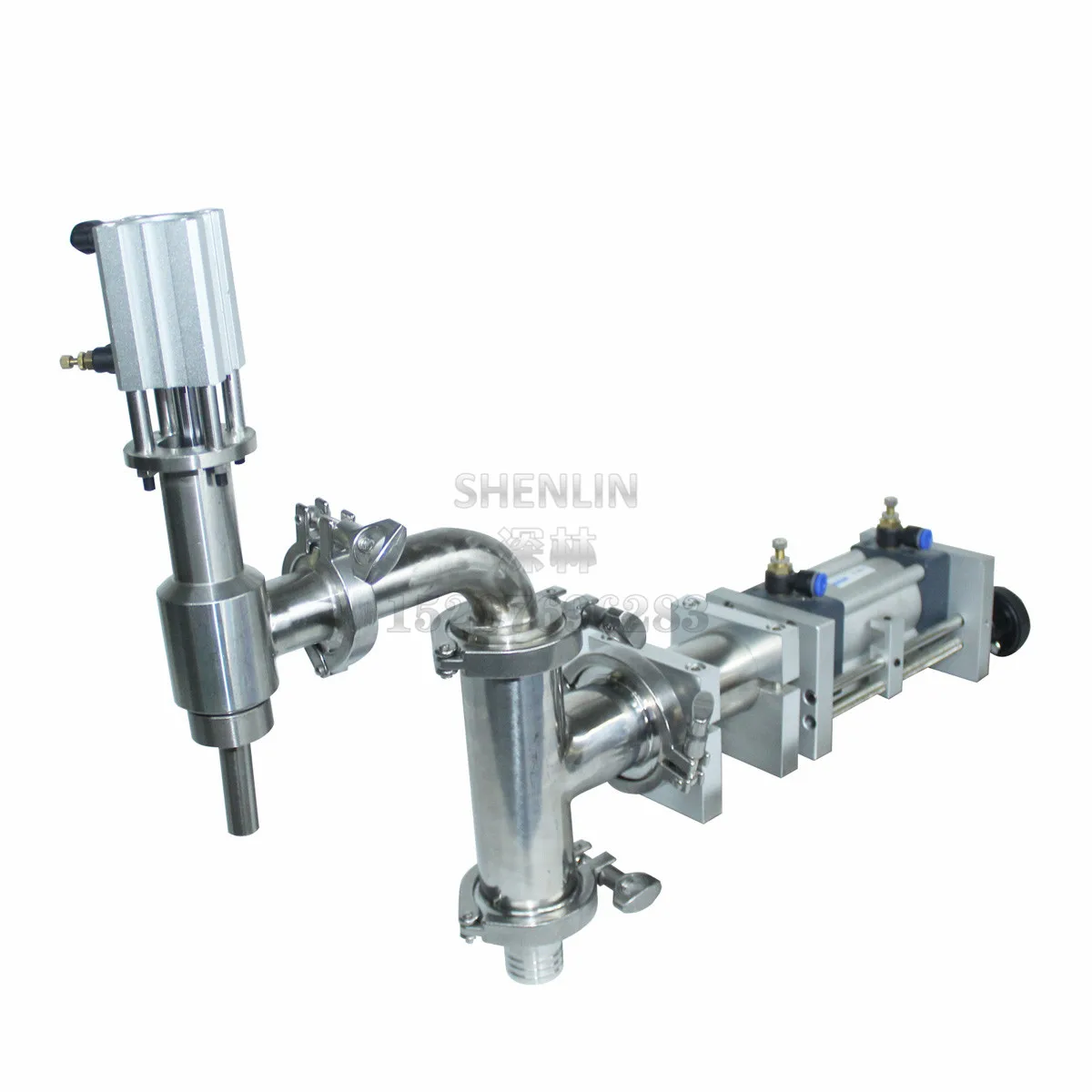 Pneumatic Liquid Filling Machine | Pistons Liquid Filling Machine ...