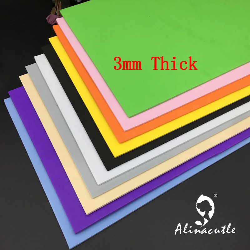 3 Mm Tebal Busa Spons Kertas 21X29 Cm Buatan Tangan EVA Kerajinan ...