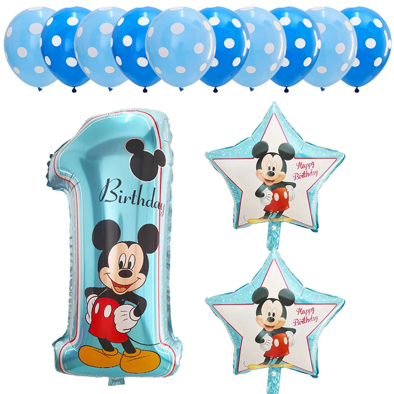 Juego de globos con números para tarta de primer cumpleaños de niños ...