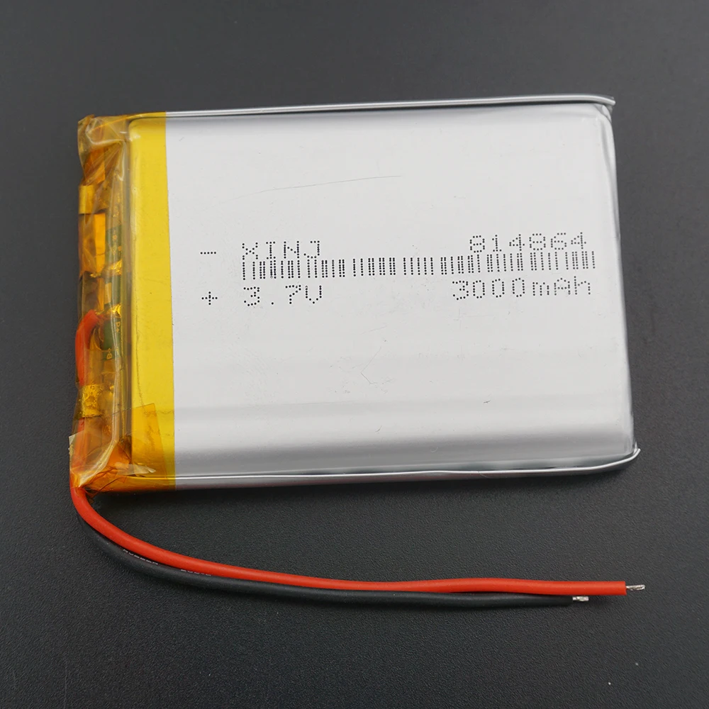 3-7V-3000-mAh-11-1Wh-814864-Rechageable-Li-Polymer-Lithium-Lipo-Li ...