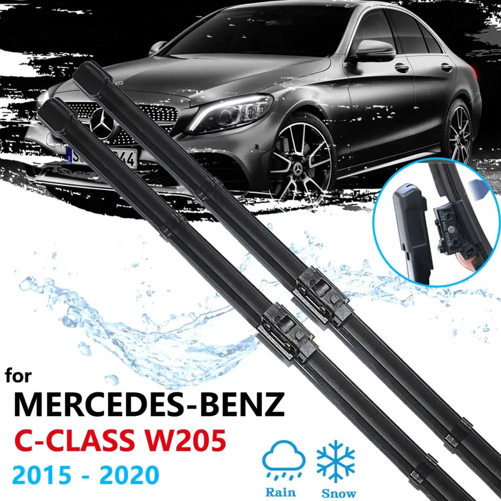Car Wiper Blades for Mercedes Benz C-Class W205 Windscreen Windshield ...