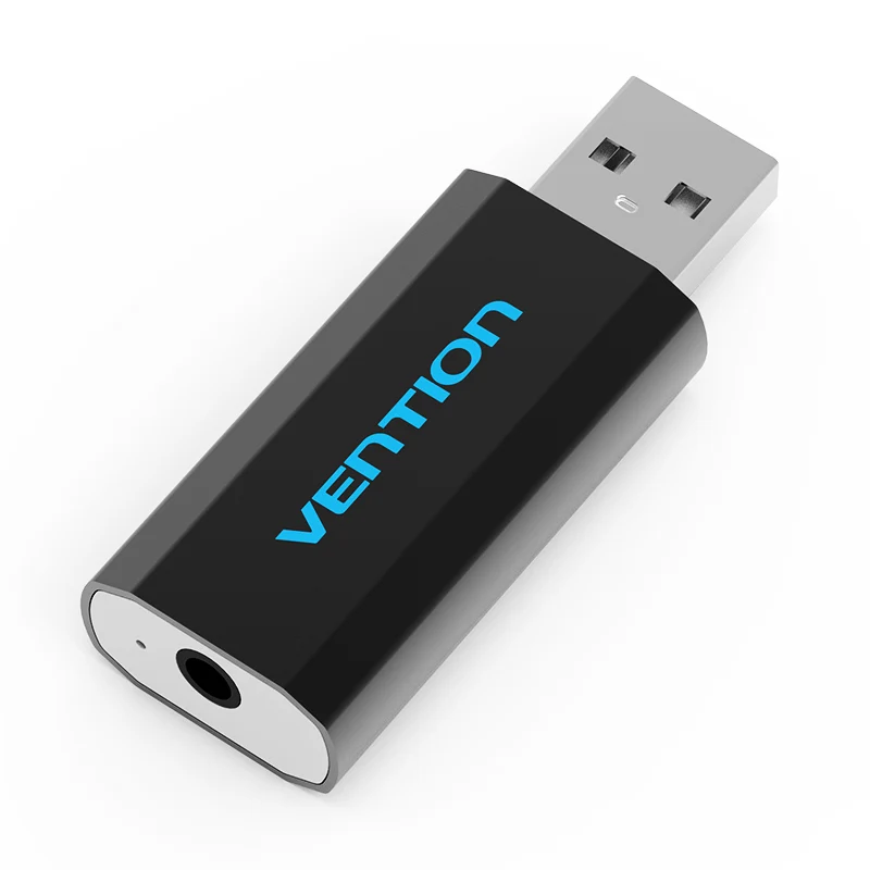 Внешняя звуковая карта Vention с USB на 3,5 мм, разъем для наушников ...