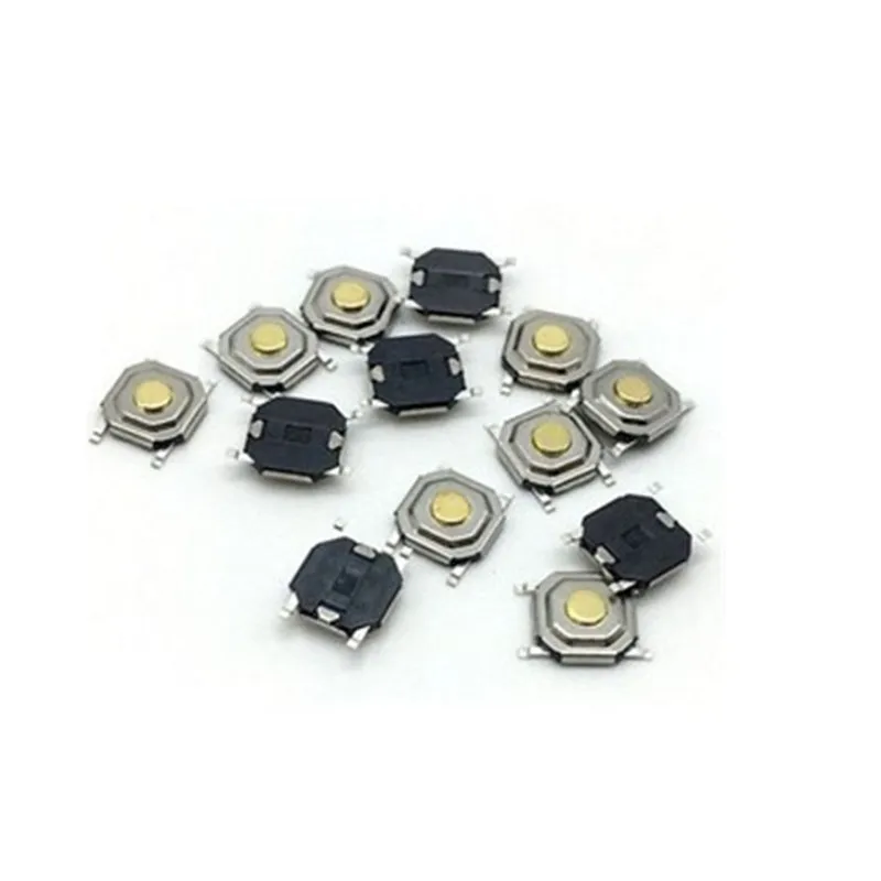 100pcs-lot-4-4-1-5-micro-key-switch-4X4X1-5MM-4pin-copper-head ...