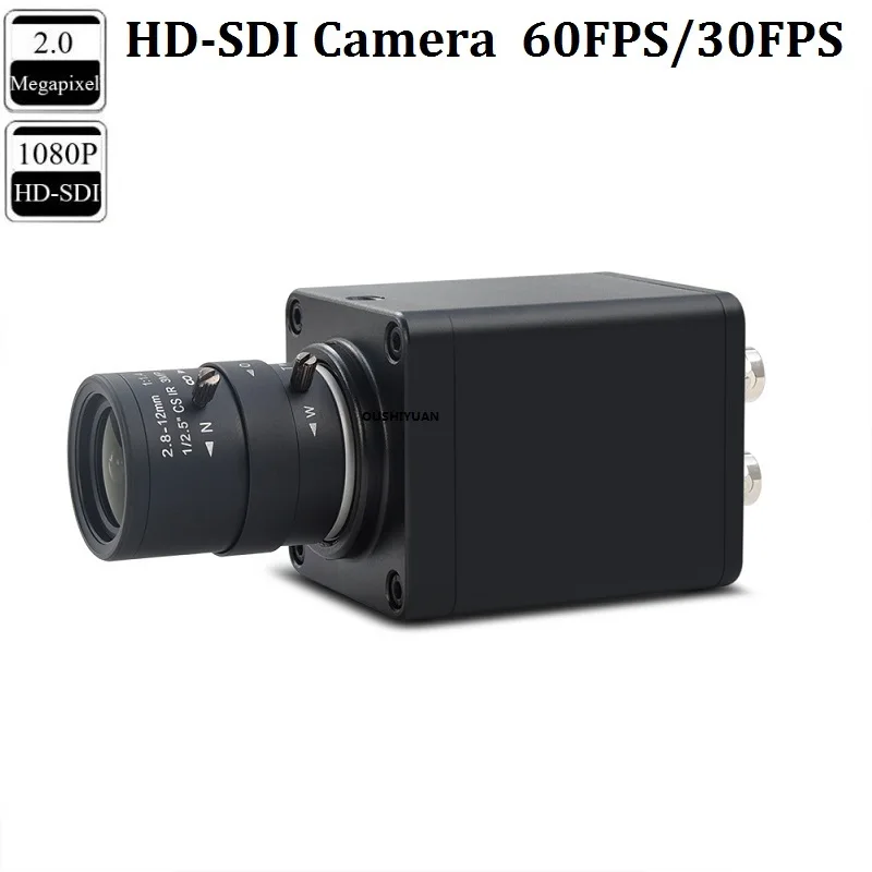 CCTV Industrial Live 3G SDI 2.0MP 1080P 1080i 60fps/50fps Lens 2.8 12mm ...
