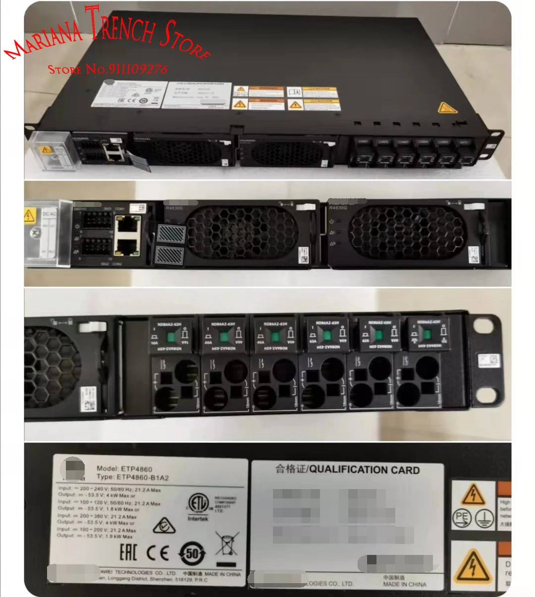 ETP4860 B1A2 para HUAWEI Embedded Telecom Power ETP4860 220Vac ...