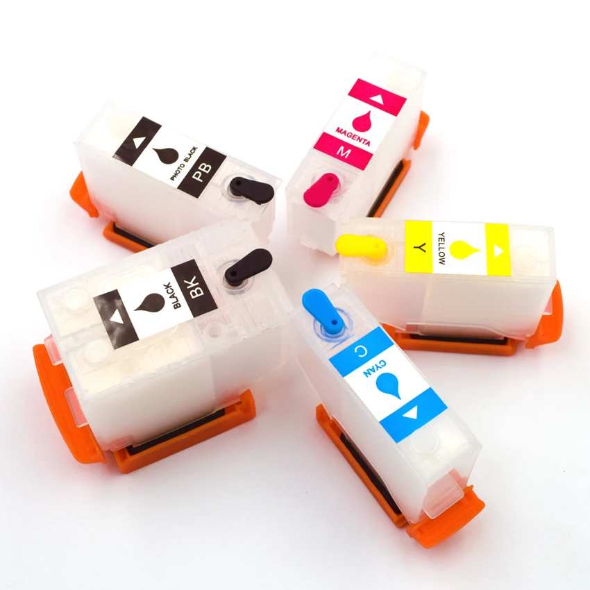 Cartucho de tinta recarregável 302xl, para impressora epson, chip ...