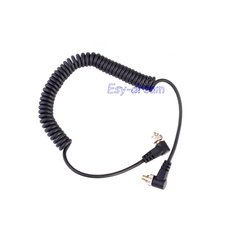 Male to Male PC-PC Flash PC to PC Sync Cable Cord for Flash Speedlite ...