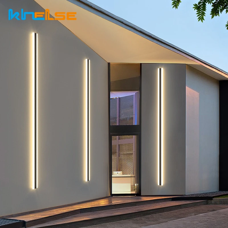 Minimalist-Long-Strip-LED-Wall-Lamp-Outdoor-IP54-Waterproof-Porch ...