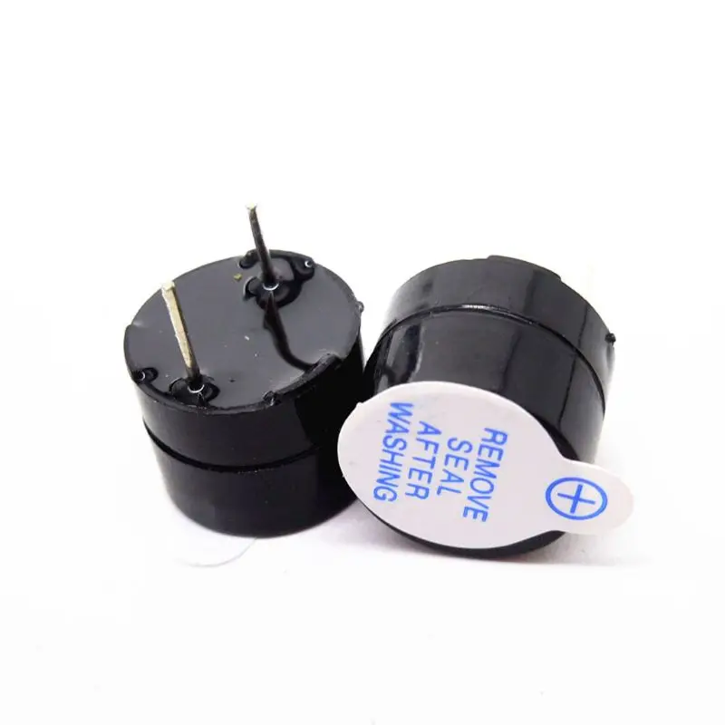 MINI BUZZER MAGNÉTIQUE ACTIF 5V 12MM, 10 Pièces, Longue Sonnerie Continuer, Alarme Sonore, Vers ...