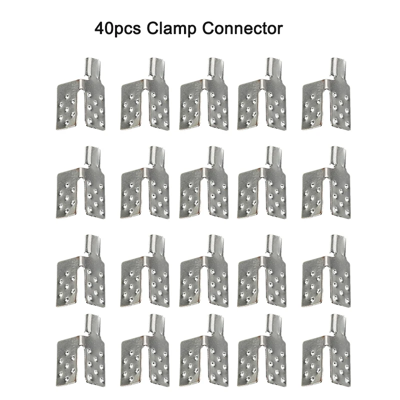 80pcs-Underfloor-Heating-Film-Clamps-Special-Silver-Connectors-Minco ...