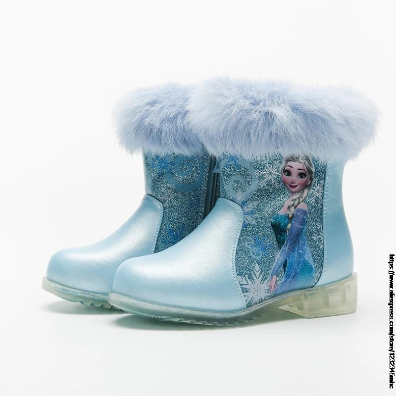 Girls Elsa New Children Shoes | Children Boots Spring Elsa | Disney ...