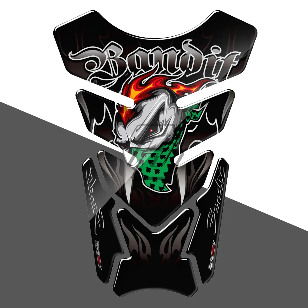 3D Motorcycle Tank Pad Gel Protector Sticker Bandit Tankpad Epoxy Resin ...