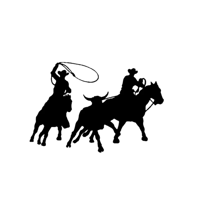 Team Roping Decals