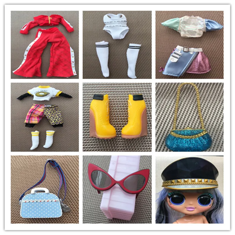 Original-New-Doll-Clothes-Glasses-Shoes-Hats-Boots-Necklace-Earrings ...