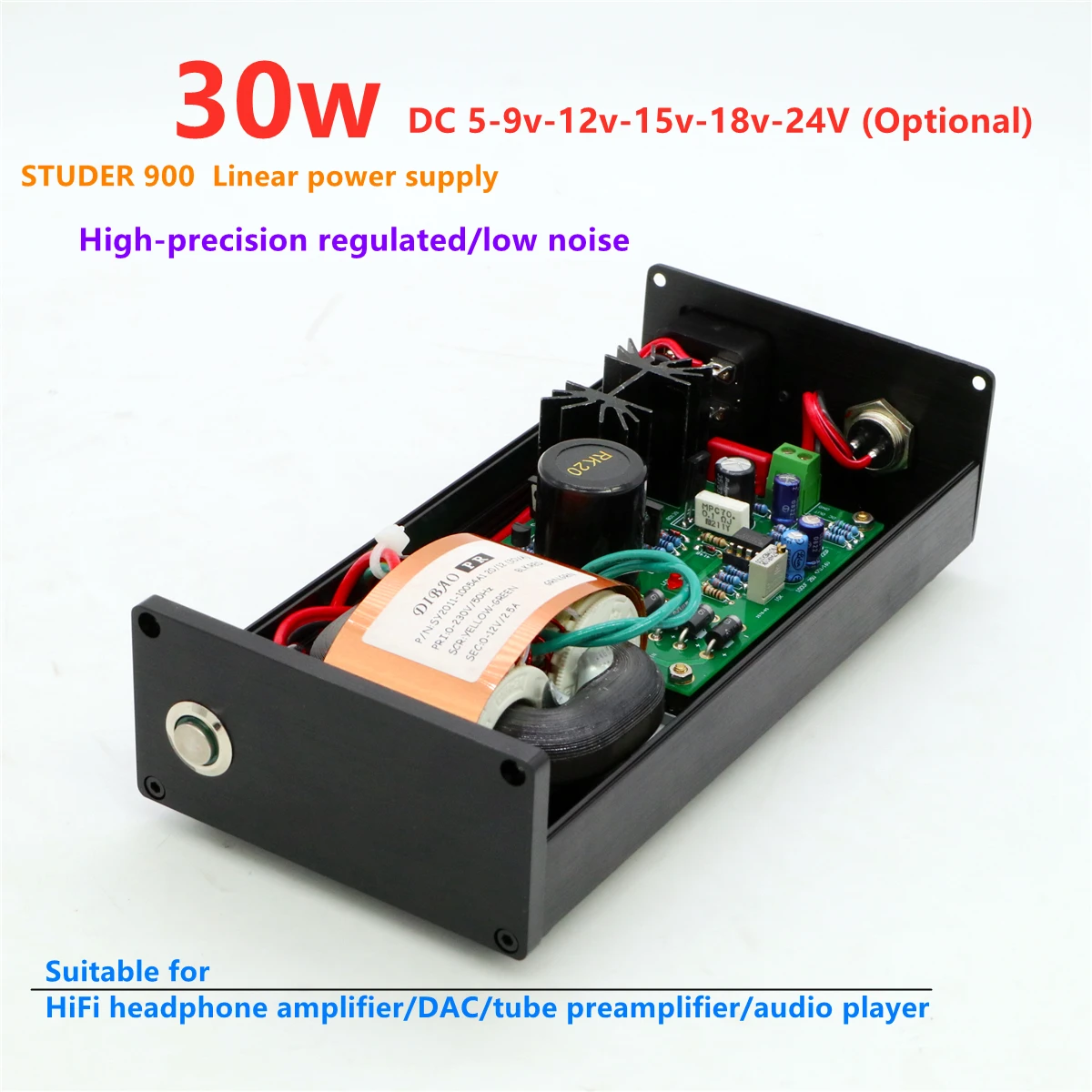 30W STUDER 900 Linear power supply High precision regulated/low noise ...