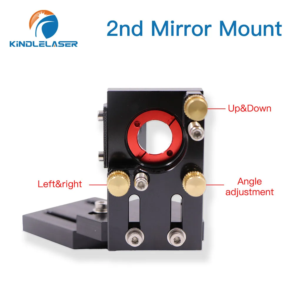 Kindlelaser Co2 Mirror Mount Black Second Laser Mount Mirror 25mm ...