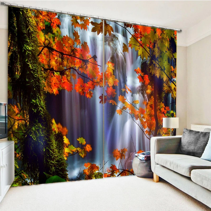 Photo-nature-scenery-curtains-3D-Window-Curtains-For-Living-Room ...