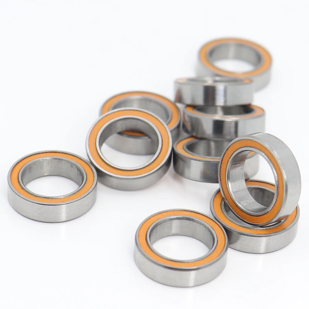 6700RS Bearing ABEC 3 (10PCS) 10x15x4 mm Thin Section 6700 2RS Ball ...