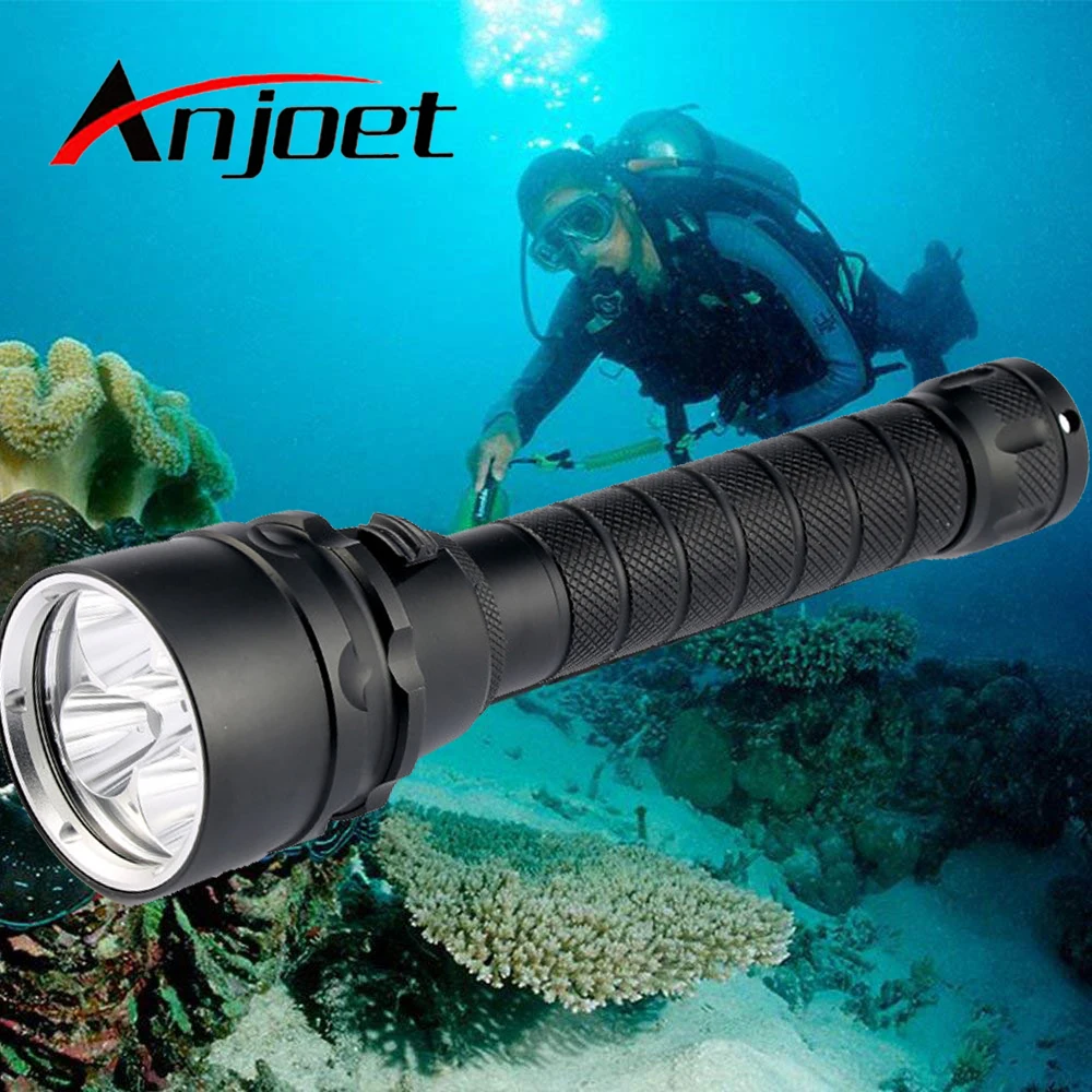 IPX8-Waterproof-Professional-Powerful-Super-bright-led-Scuba-Diving ...