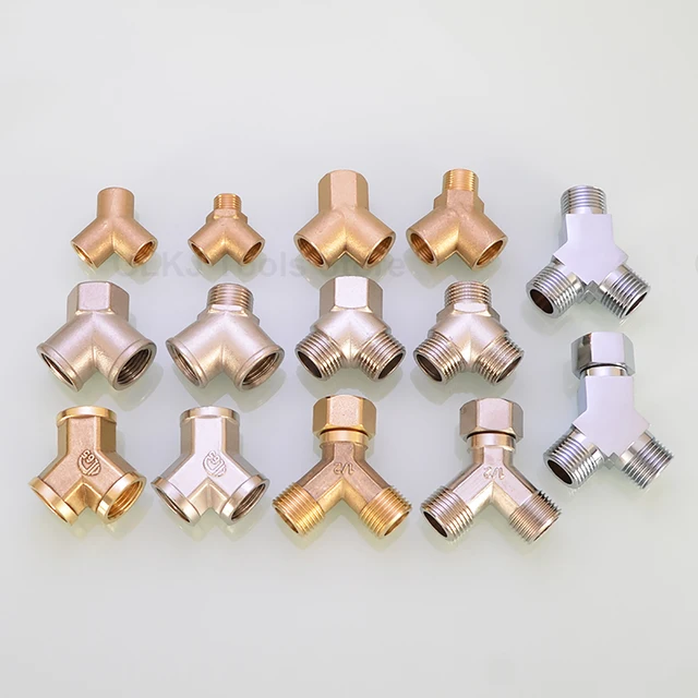 4 Way Cross BSP Equal Cross Fitting – Nickel Plated Brass, 4-Way ...