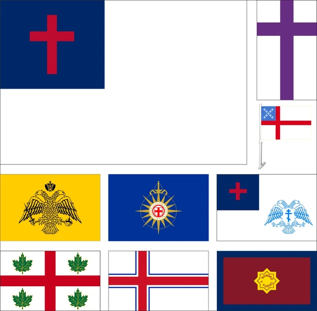 Serbian Orthodox Church Flag