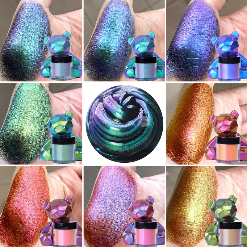 New Color Changing Pigment Natural Pearl Powder High-brightness Glitter ...