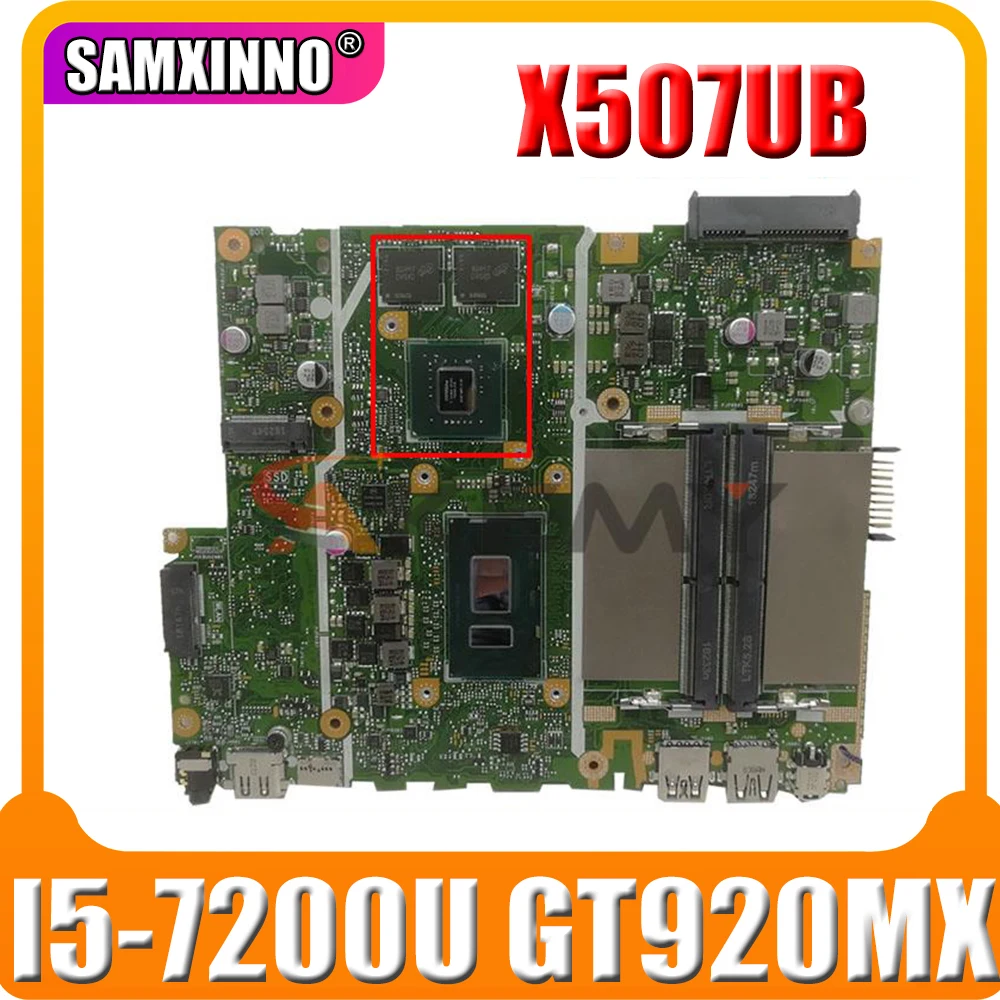 X507UB MAIN BOARD For Asus X507U X507UB X507UBR X507URA Y5000UB Laptop ...